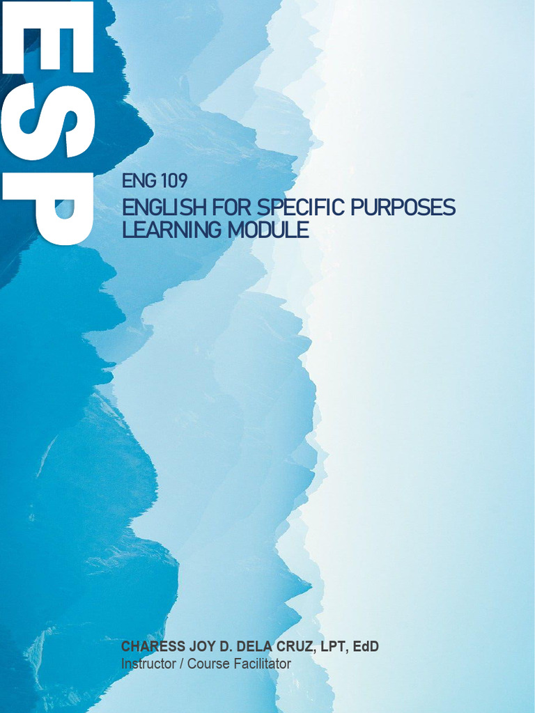 ENG 109 LEARNING MODULE 2024 Edition Incomplete For Topic Reference Only1 | PDF | English As A ...