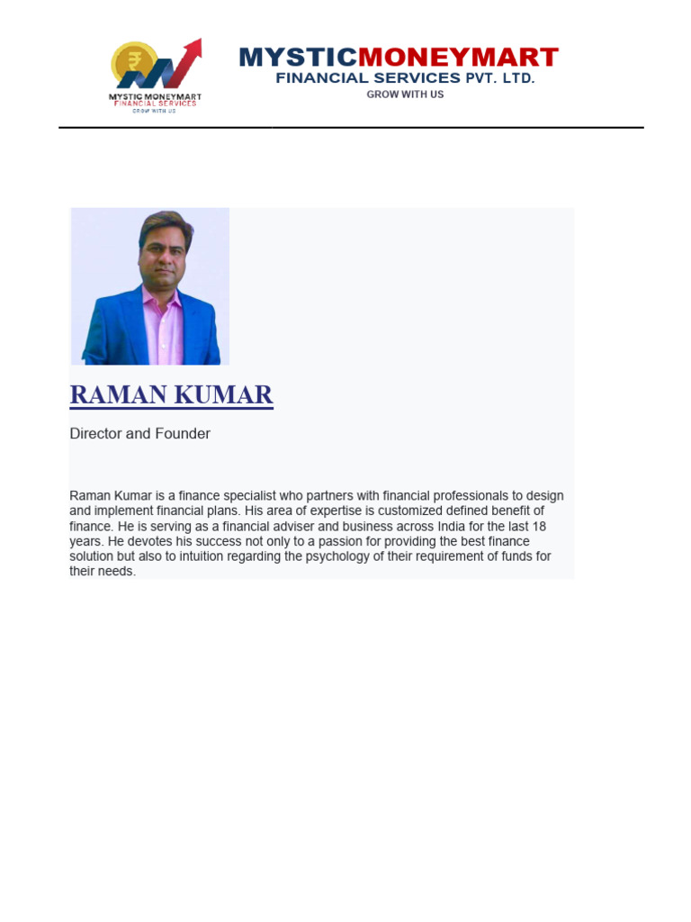 Raman Sir Profile | PDF