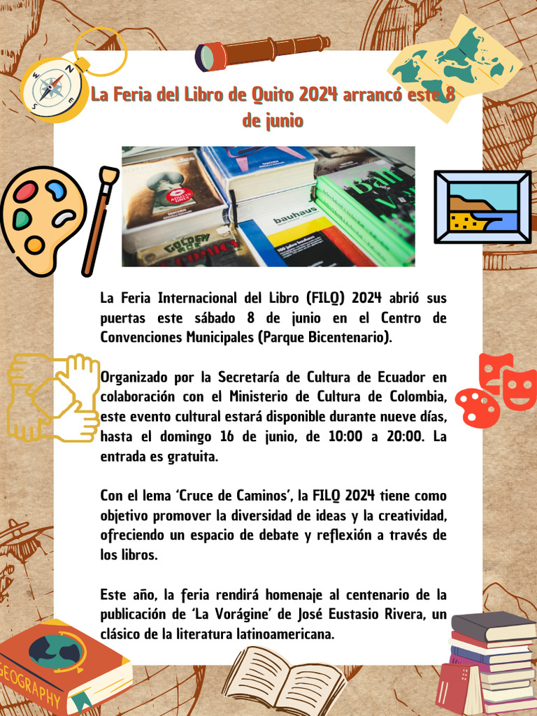 Brown Illustrative Geography Page Border | PDF