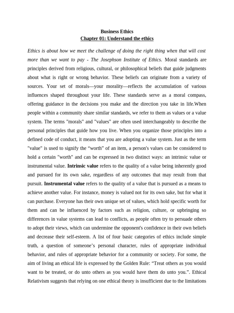 Chap 01 - Summary | PDF