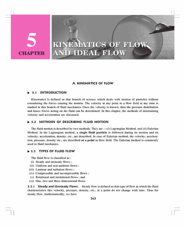 Fluid Kinematics | PDF