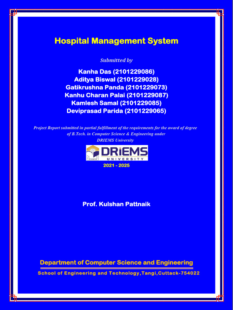 Final Report HMS GR-06 | PDF