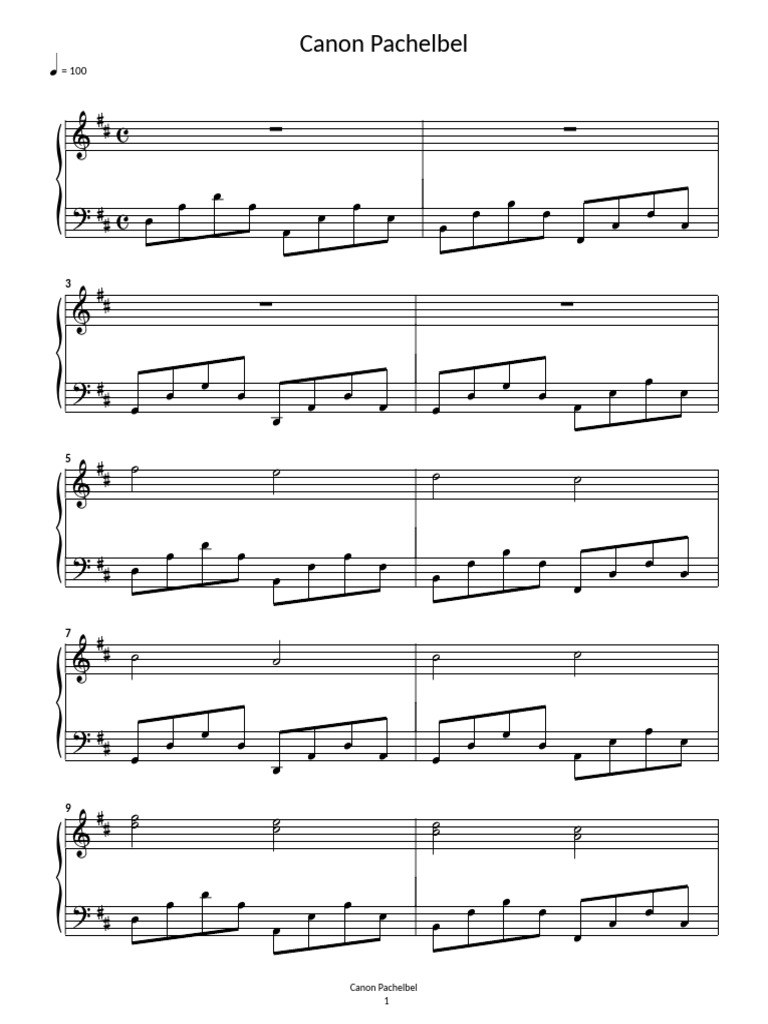 Canon Pachelbel | PDF