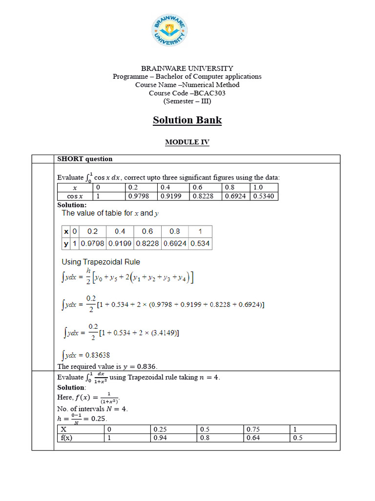 Solution (Module 4) | PDF