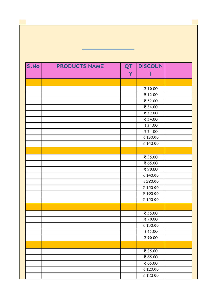 Price List Till 30th Sep | PDF