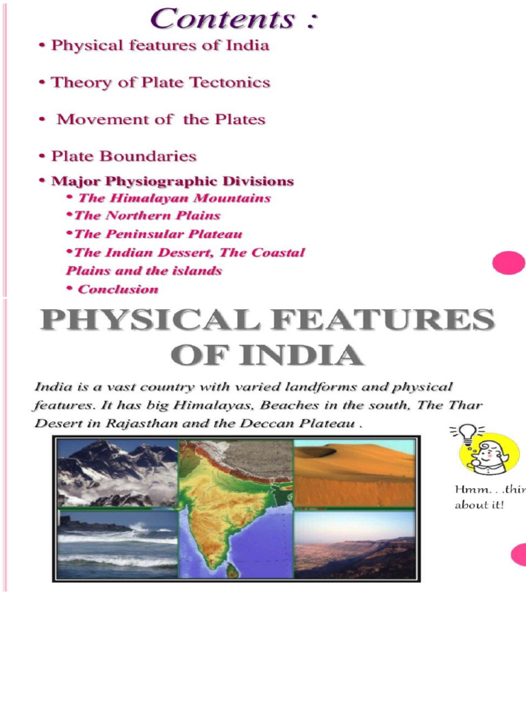 Gr.9. Geo - ch.2. Physical Features of India | PDF