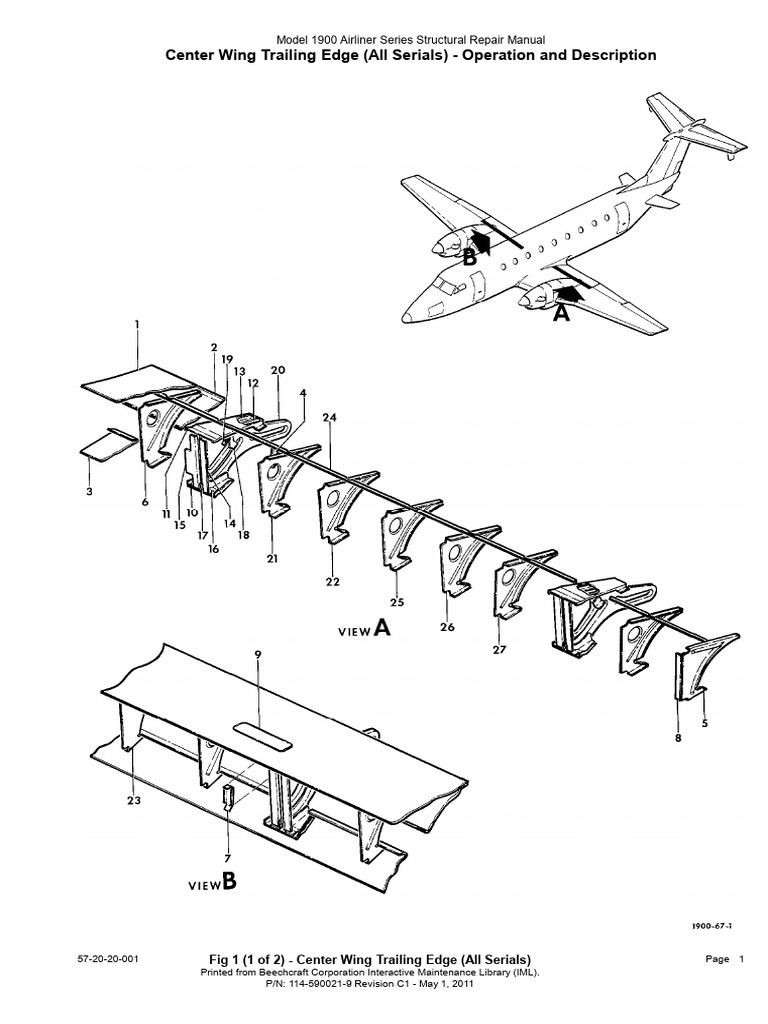 Center Wing Trailing Edge (All Serials) - Operation and Description | PDF