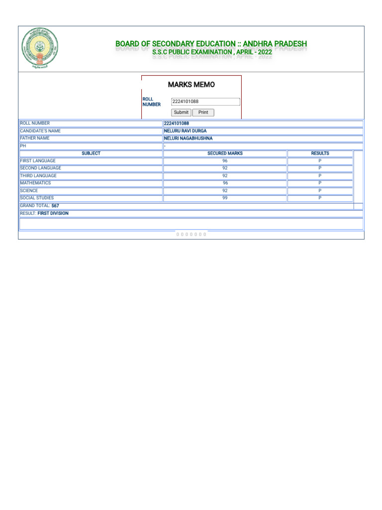 Mark Sheet | PDF