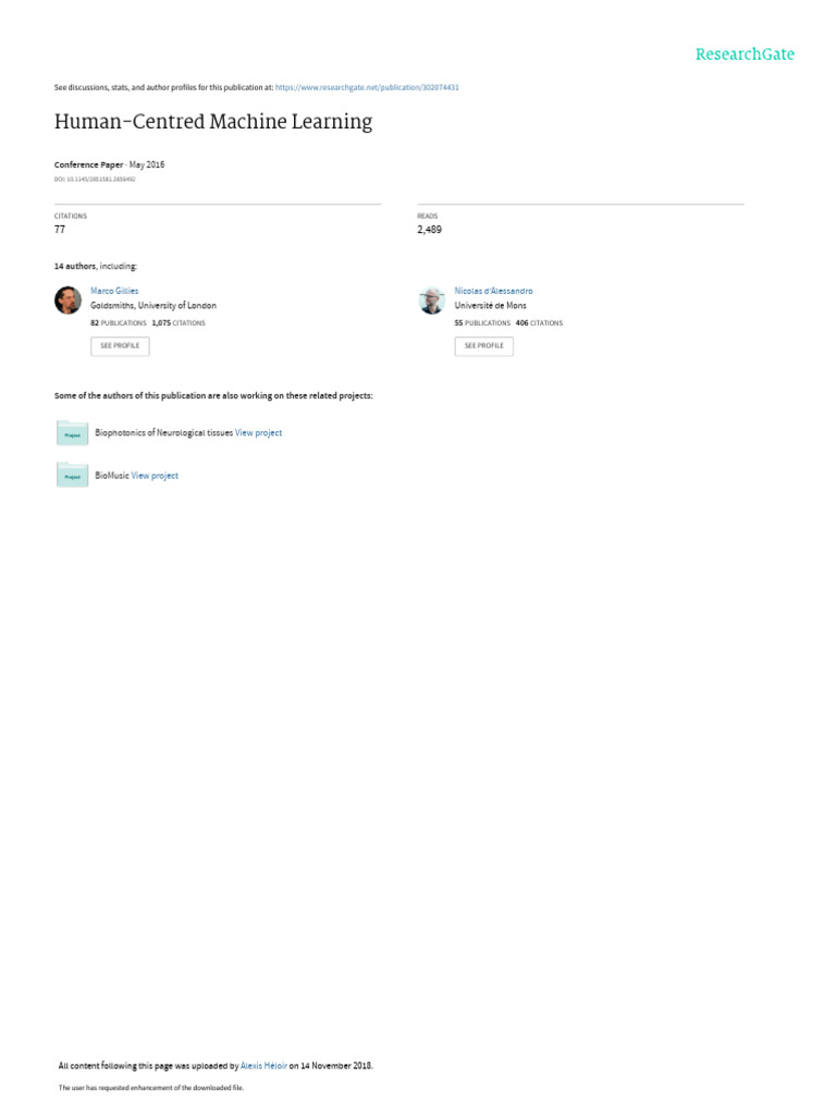 Human Centered Machine | PDF