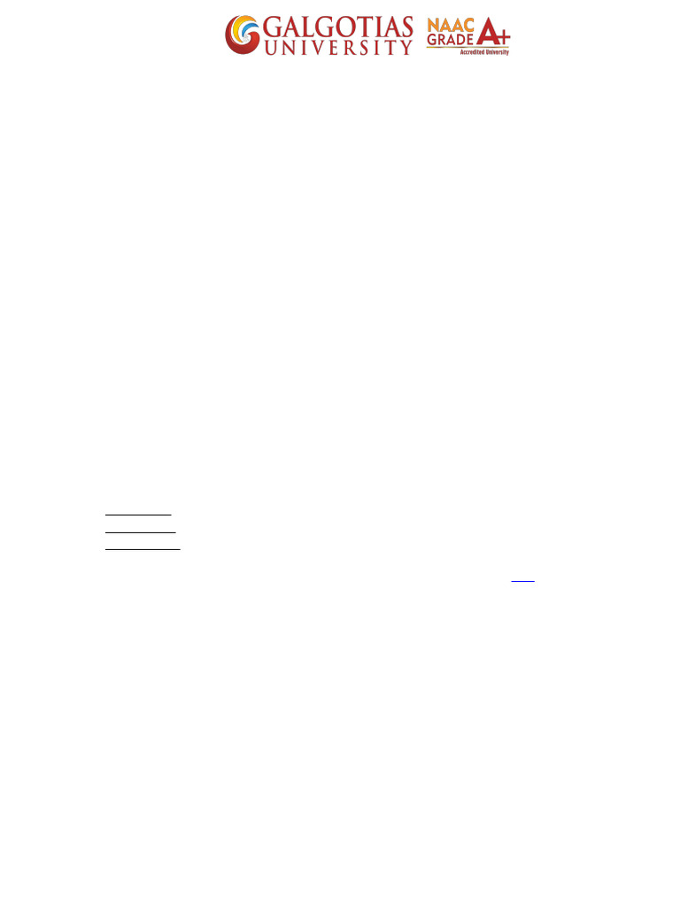 Letter For I Year Students With Annexures 0709 | PDF