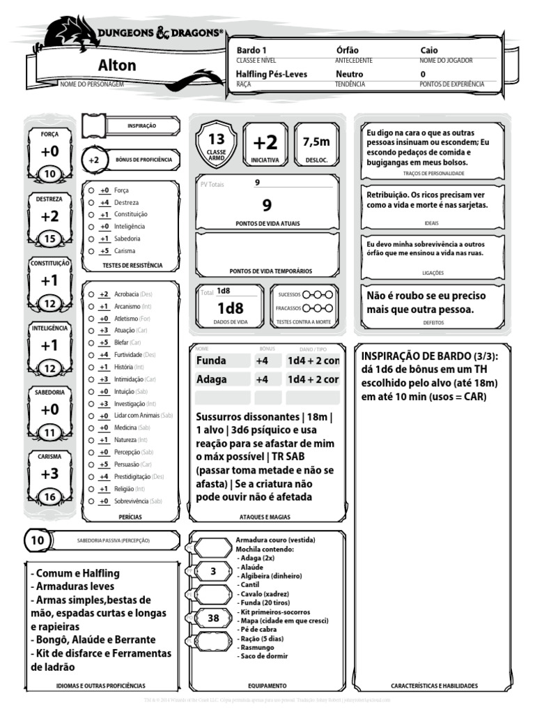 Alton Bardo 1 DND | PDF