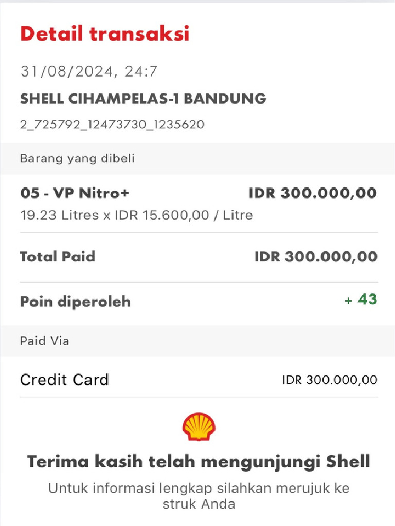 Lampiran Struk Bensin Dan Tol - 20240901 - 194218 - 0000 | PDF