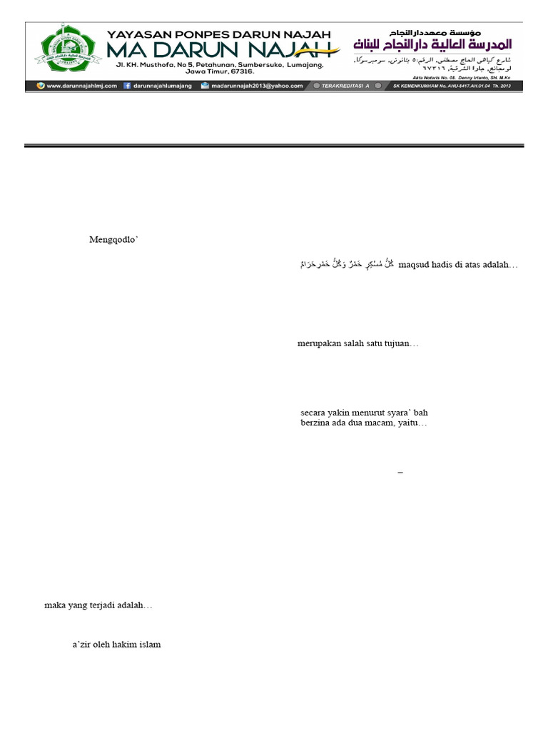 Fiqih Kelas Xi Ipa Dan Ips (Pas 2024 | PDF