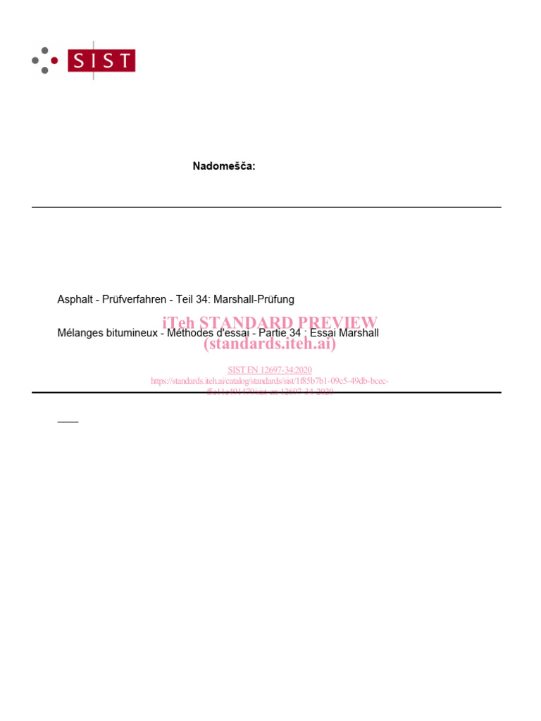 Sist en 12697 34 2020 | PDF