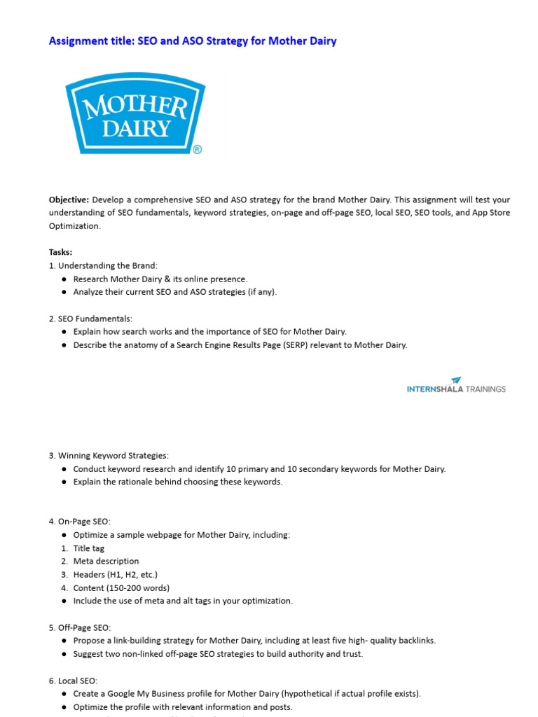 Module 3 SEO Assignment | PDF Module 3 SEO Assignment | PDF