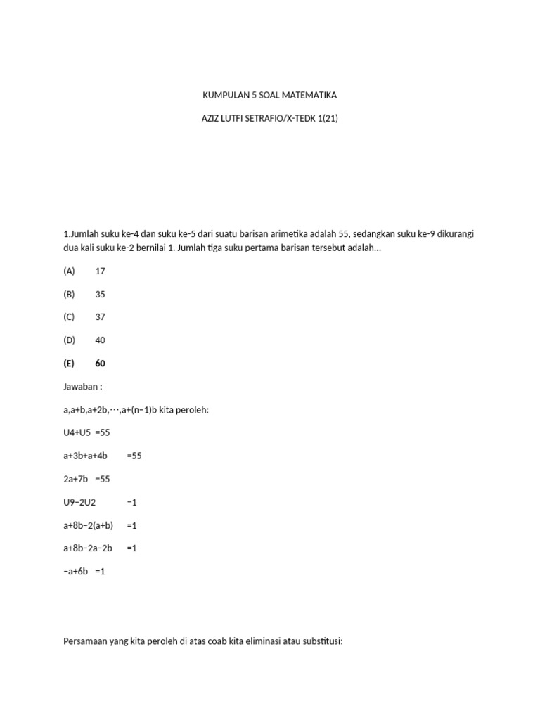 Kumpulan 5 Soal-Wps Office | PDF