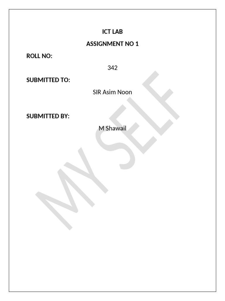 Ict Lab 1 Pdf