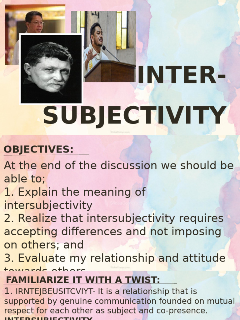 INTERSUBJECTIVITY | PDF