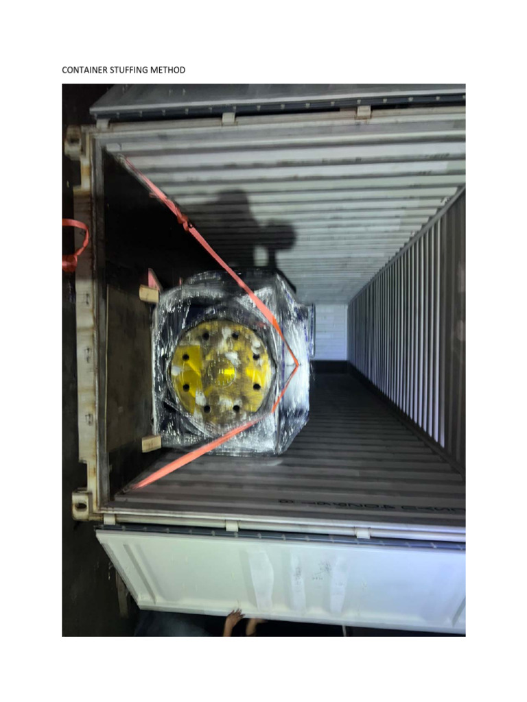 Container Stuffing Method | PDF