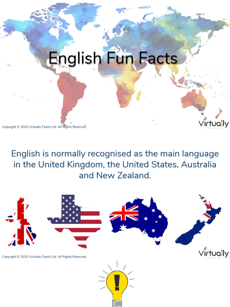 5 English Fun Facts | PDF