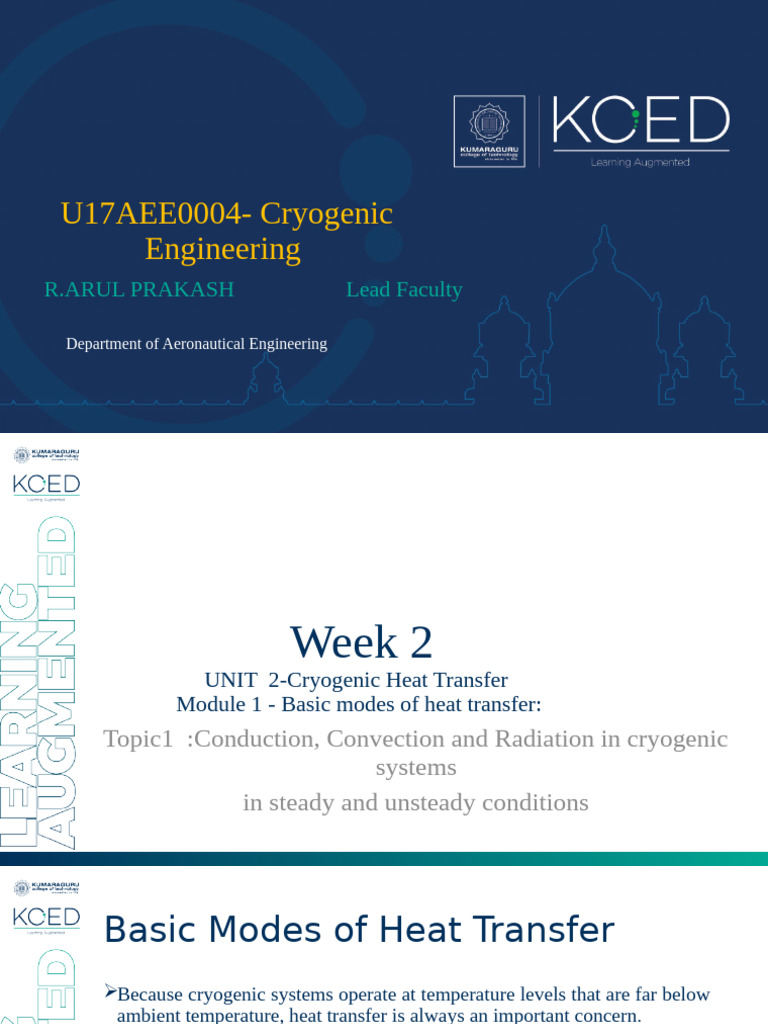 KOED - Cryogenic Engineering - WEEK 2-Module 2 | PDF | Heat Transfer ...
