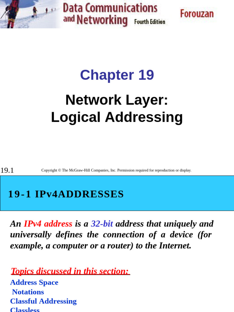 Network Layer Forouzan | PDF