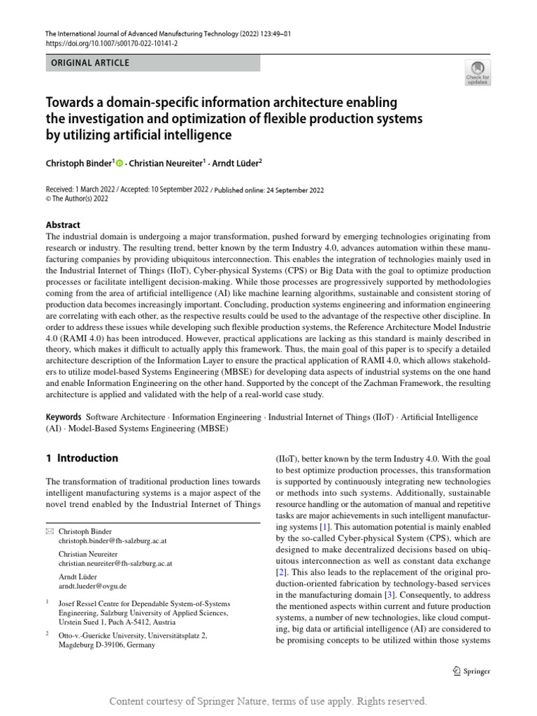 Towards A Domain-Specific Information Architecture | PDF
