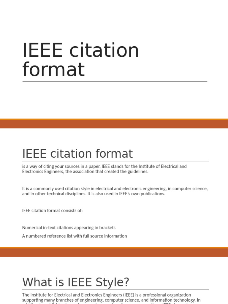 Ieee Style | PDF