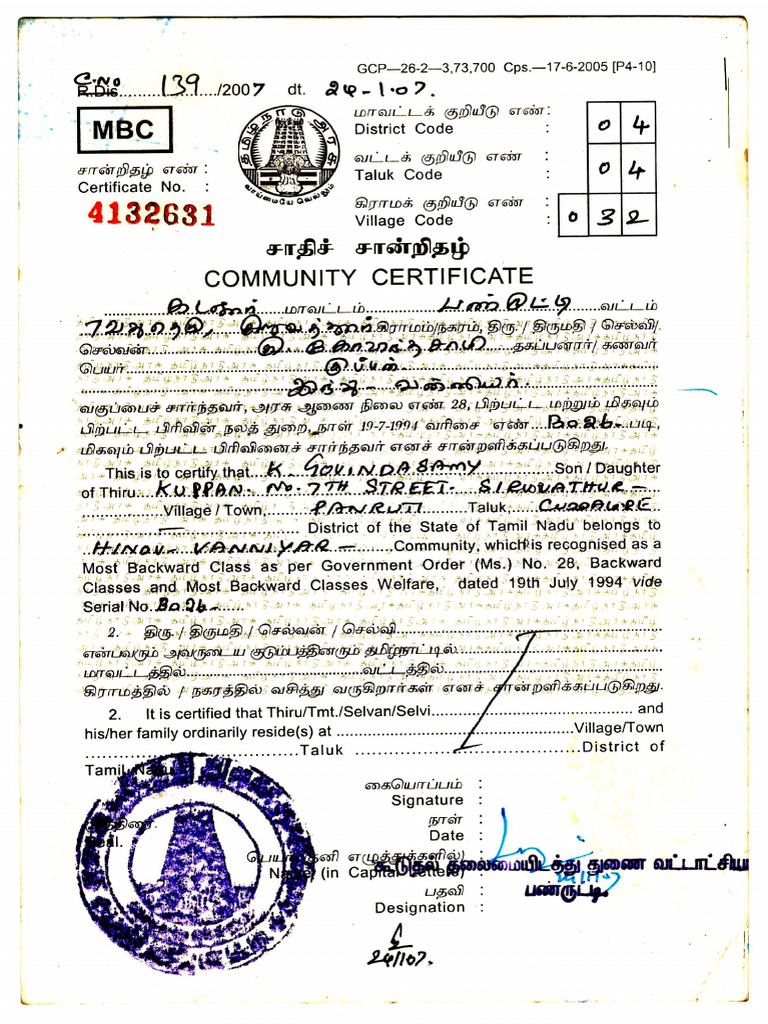 Community Certificate Pdy | PDF