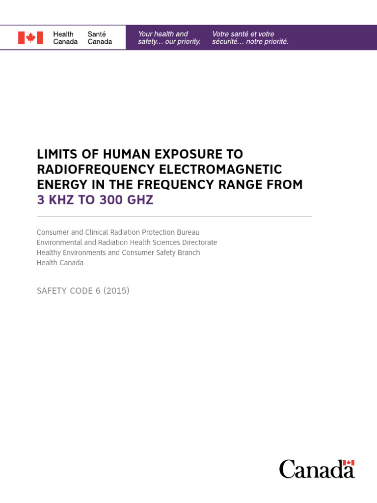 Limits of Human Exposure To Radiofrequency Electromagnetic Energy in The Frequency Range From ...