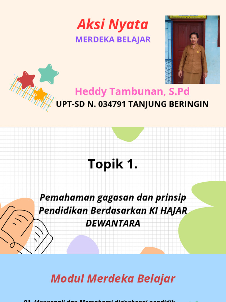 Aksi Nyata Merdeka Belajar Heddy | PDF