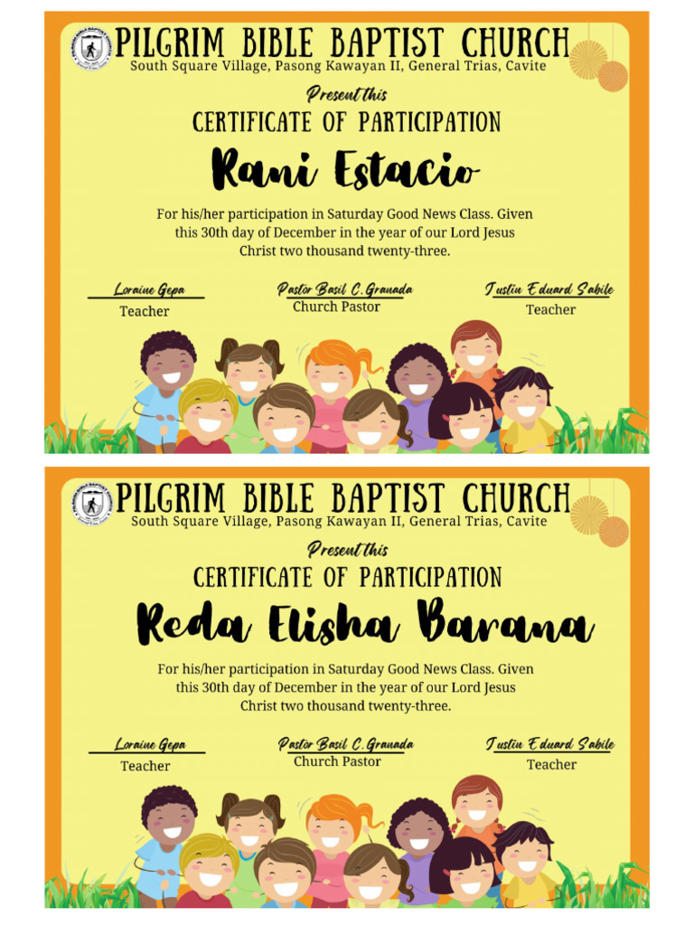 HD - SGNC Certificates | PDF