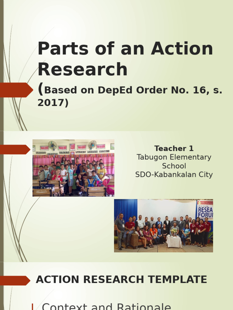 Action Research DepEd Format 1 | PDF | Creativity | Social Science