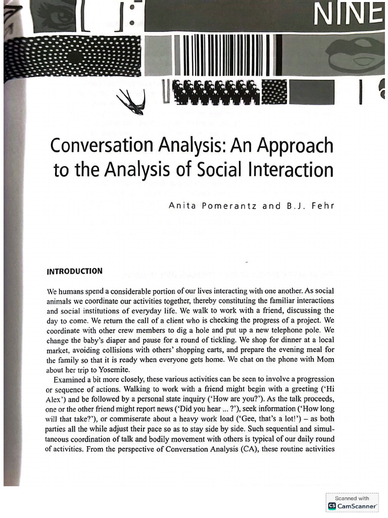 Conversation Analysis 9 14 241 | PDF