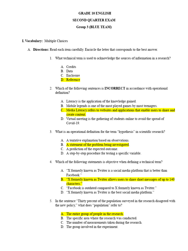 Consolidated Language Questionnaires | PDF