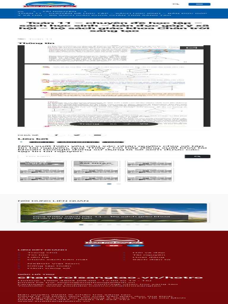 Toán 11 - Chuyên H CT P - Sách H C Sinh - B N C Góp Ý Xã H I - B Sách ...