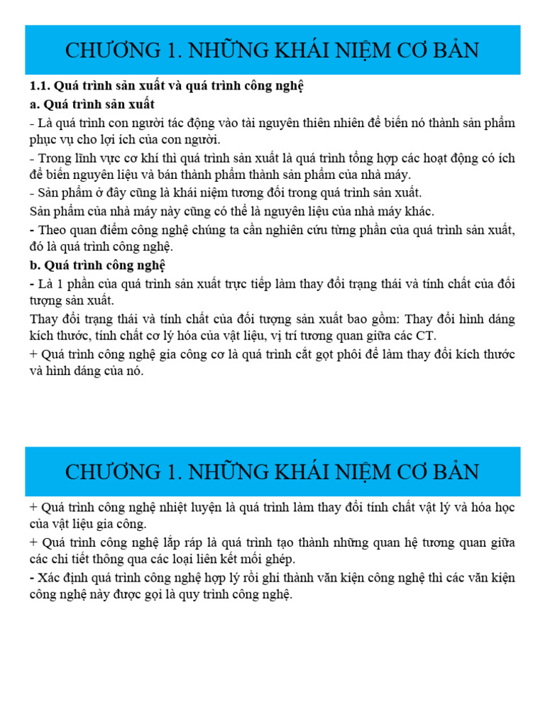 1.Bài Giảng Cnctm-c1 | PDF