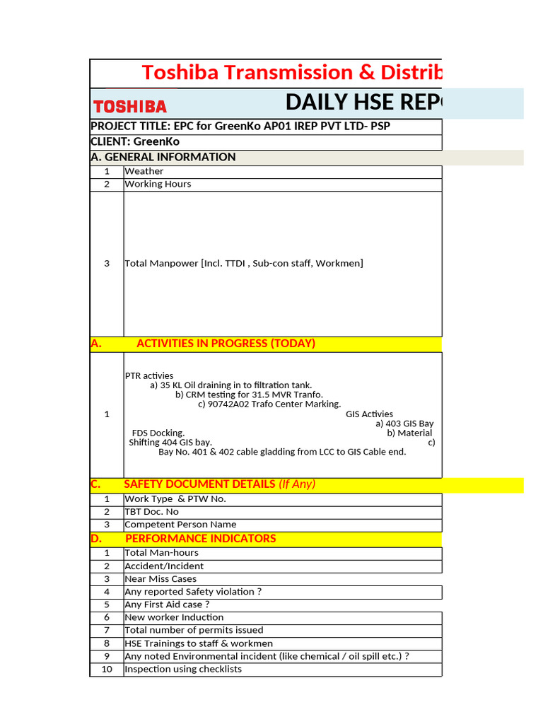 Daily Progress Report - PSP April-2024 | PDF
