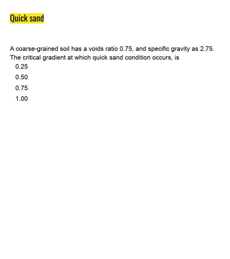 Quick Sand | PDF