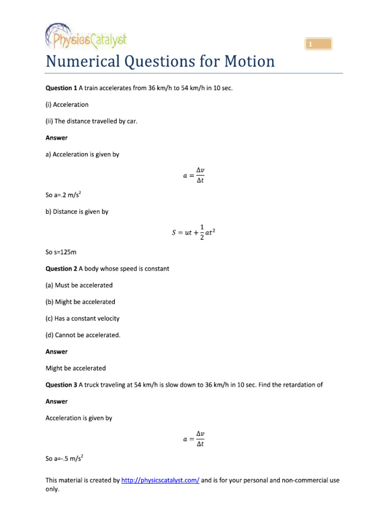 Physics Catalyst Class 9 | PDF