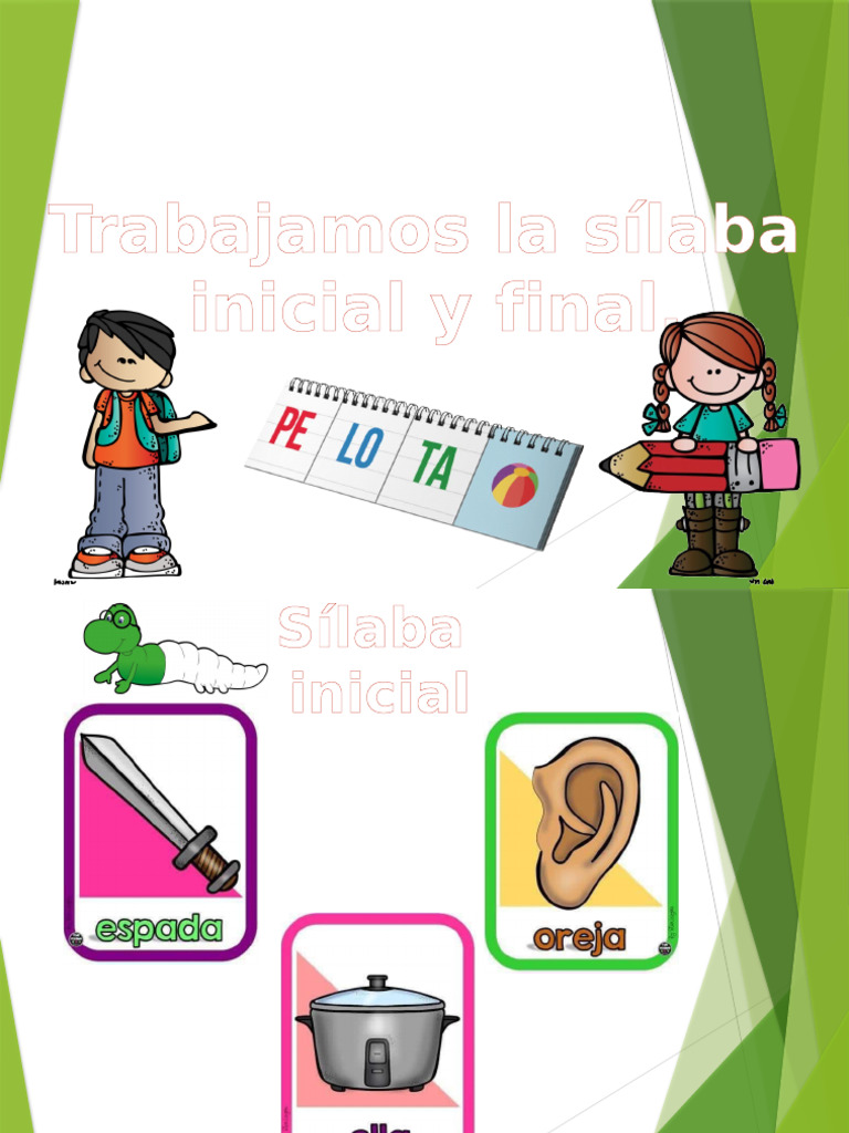 SILABA Inicial y Final | PDF | Poesía