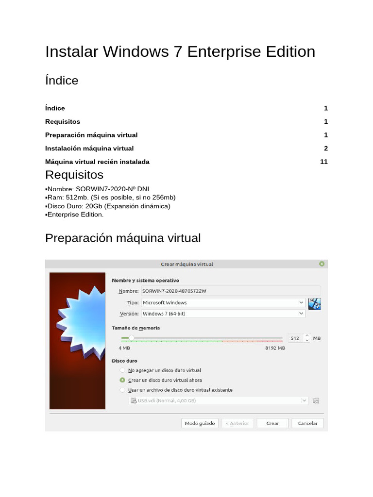 Instalar Win7 Enterprise Edition | PDF