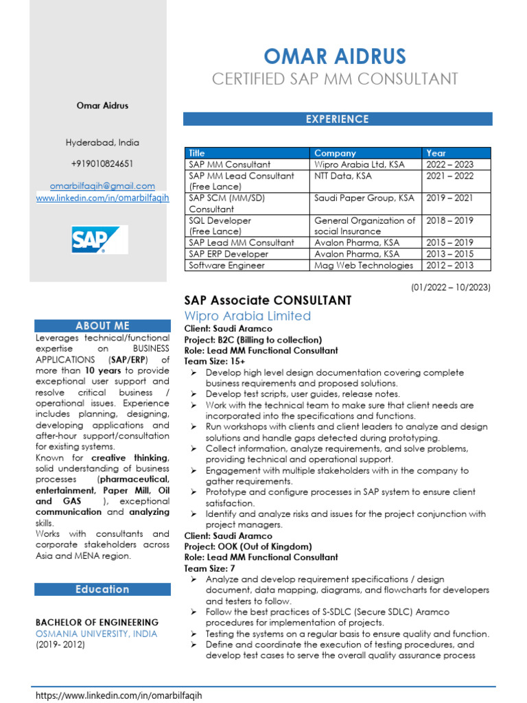 Omar Resume 052724 | PDF