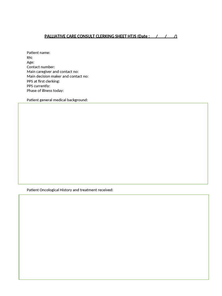Clerking Sheet Revised | PDF