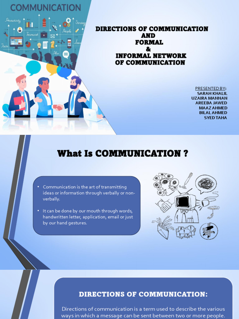 Directions of Communication | PDF