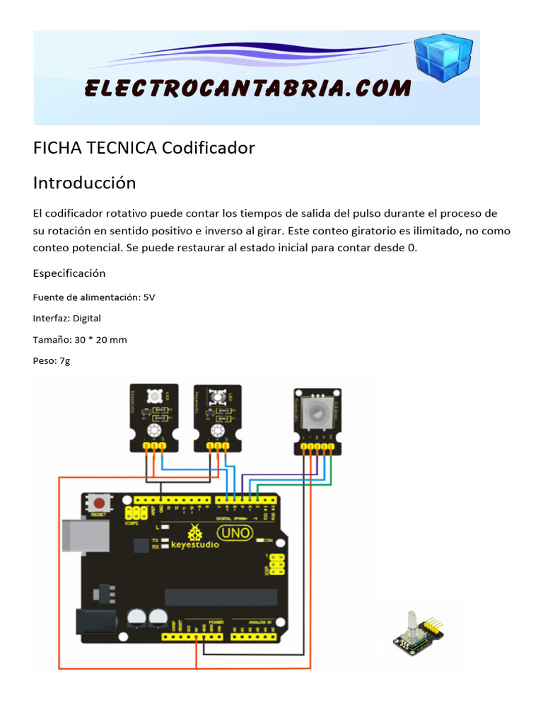 FICHA TECNICA Encoder | PDF