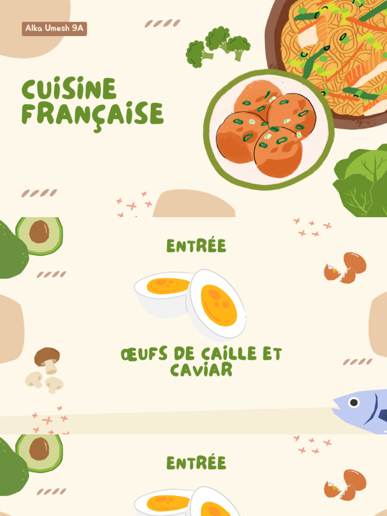 French Cuisines | PDF