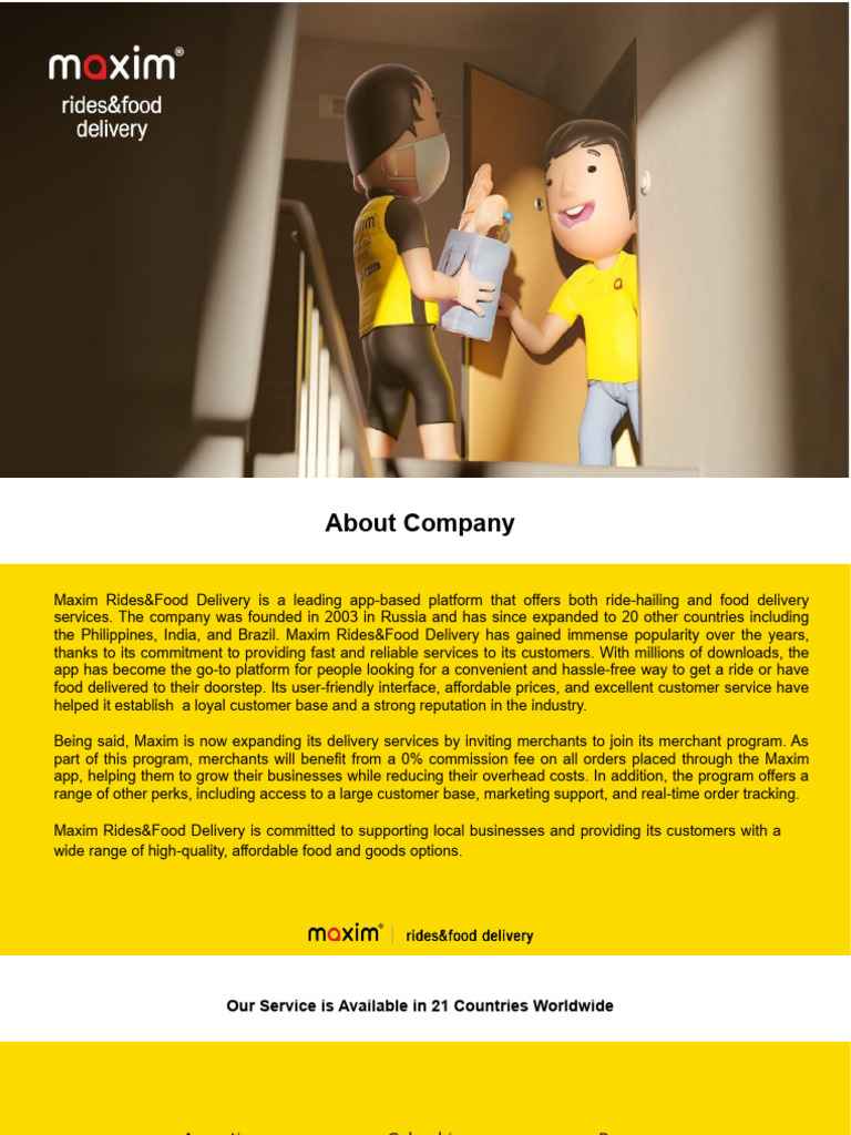 PDF - Maxim Merchant Presentation | PDF