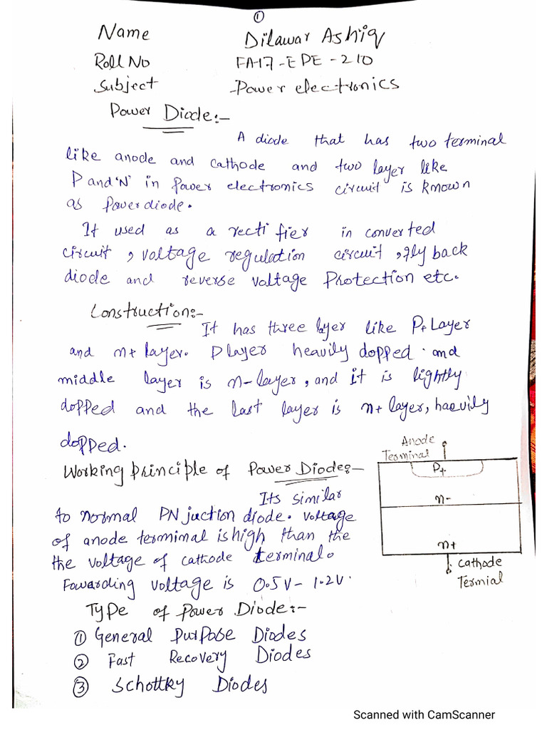 Power Electronic Assignment 1 | PDF