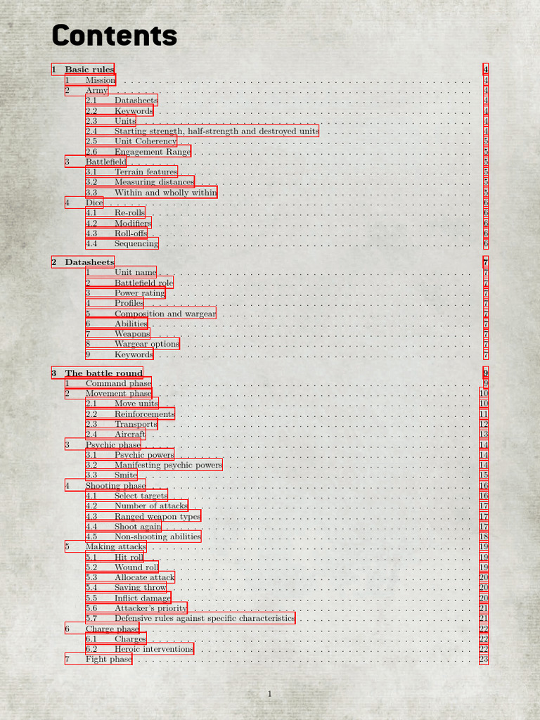 40k Core Rules Consolidated | PDF